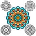 Uniquely Simple Mandalas - Coloring Pages for Relaxation - Anxiety ...