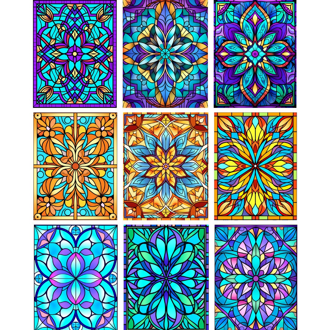 Mandala and Symmetrical Coloring Pages: Intricate Patterns - Adult ...