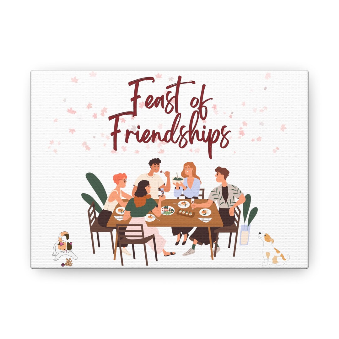 Feast of Friendship Wall Art - Etsy