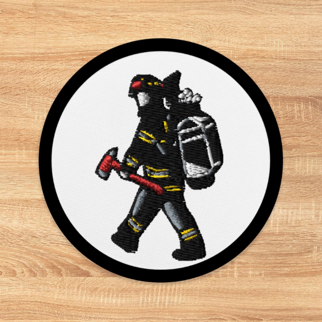 Golfing Firefighter Patch - Etsy