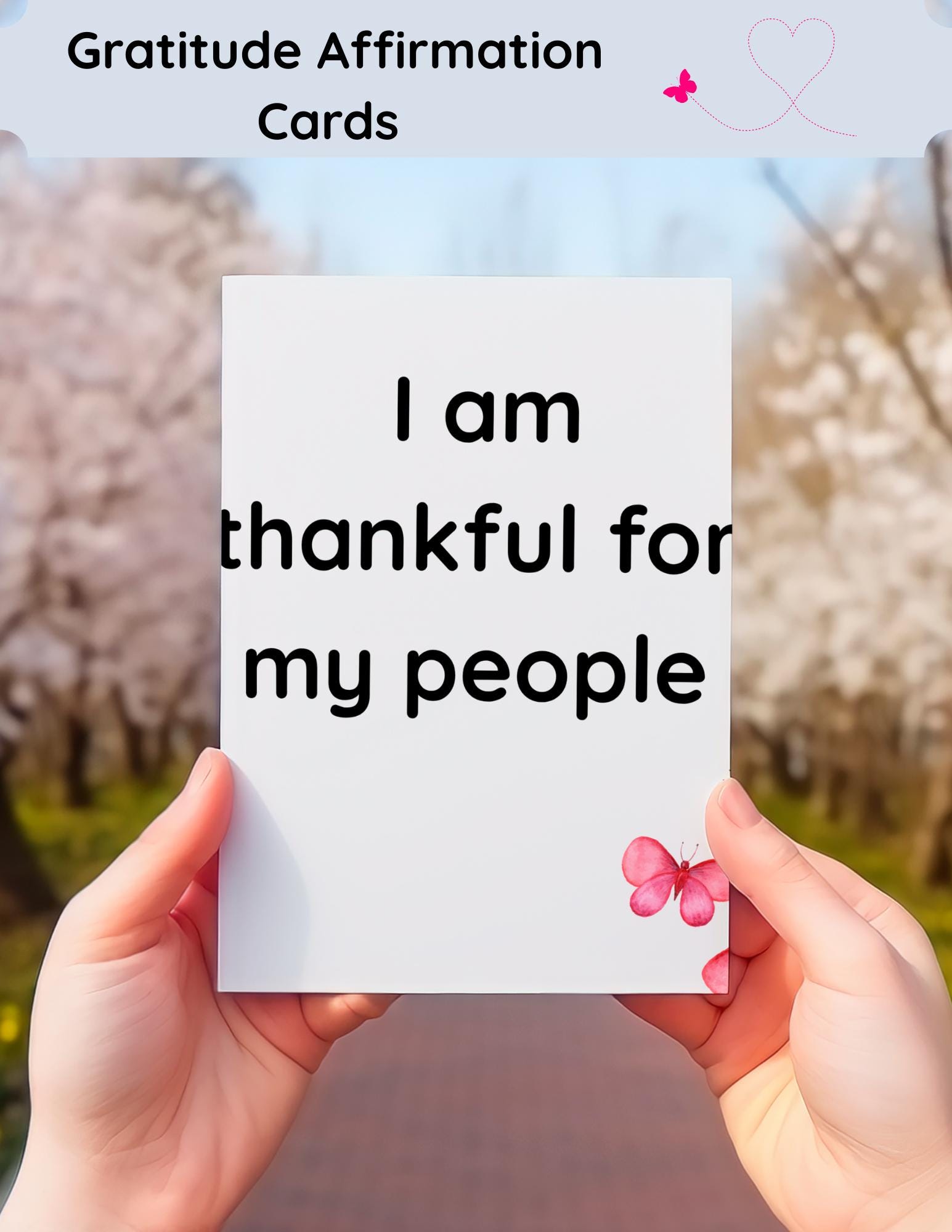 Gratitude Affirmation Cards | 30 Daily Affirmations | Daily Mindfulness ...
