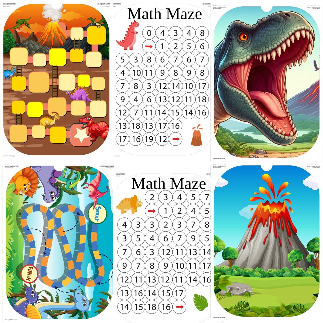 Flisat Trofast Printable Dinosaurs Inserts - Etsy