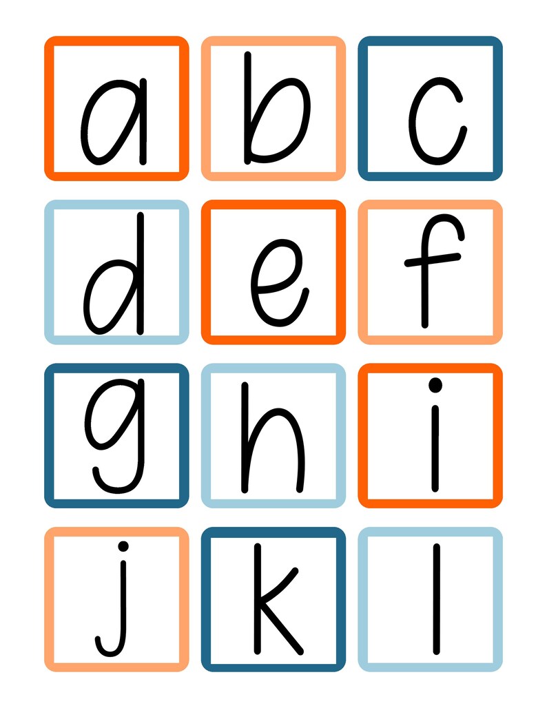 Alphabet and Counting Matching Game - Etsy