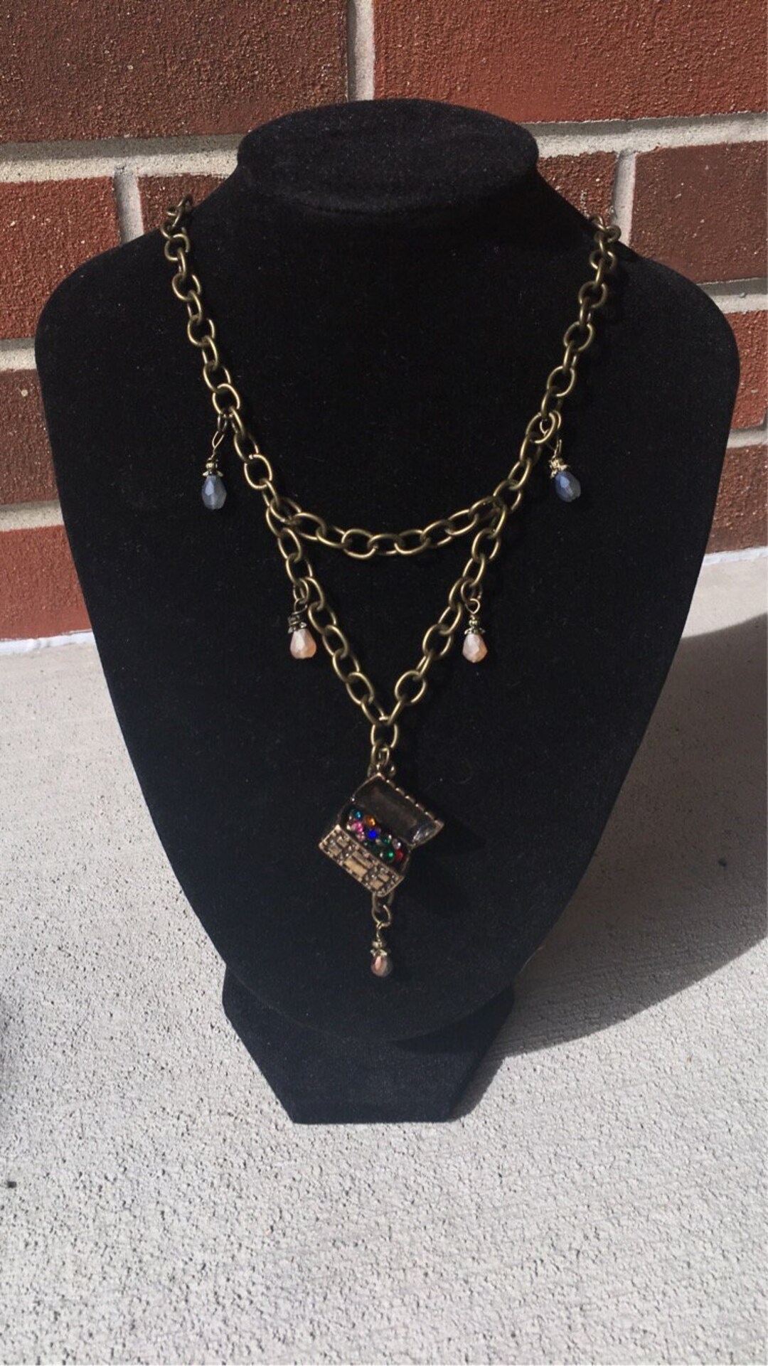 Treasure Chest Necklace - Etsy