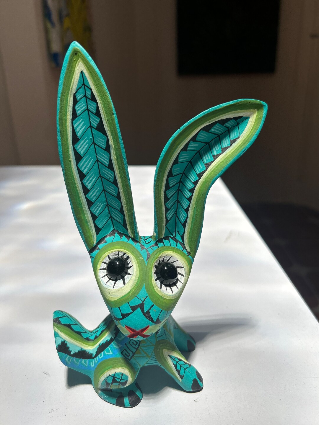 Alebrije Rabbit Figure Carved and Painted by Hand - Etsy