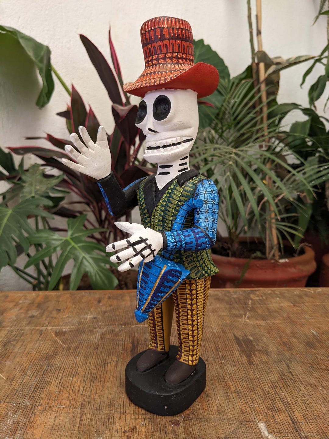 Catrin With Umbrella day of the Dead Figurine - Etsy