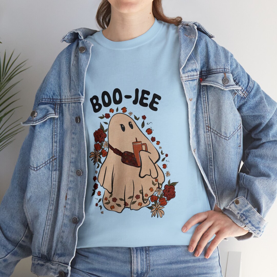 Boo Jee Shirt, Halloween Shirt, Gift Fordad, Gift Formom, Seasonal ...