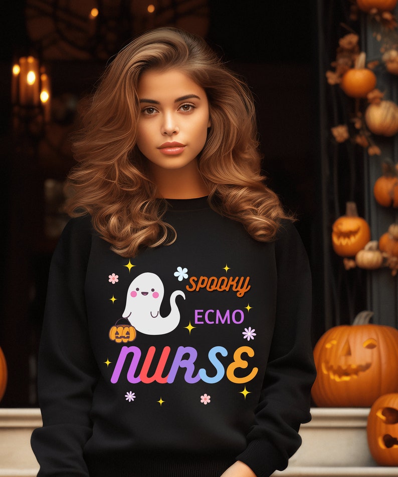 Halloween ECMO Nurse Shirt, Spooky ECMO Nurse Shirt, ECMO Nurse ...