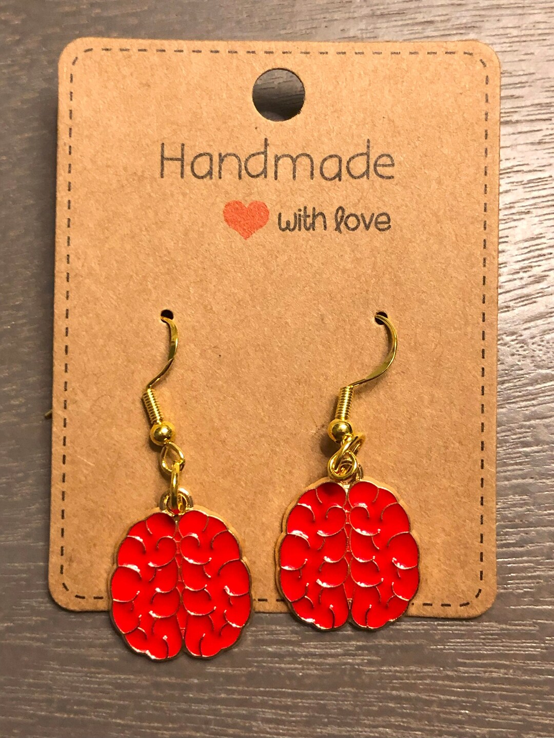 Brain Halloween Earrings - Etsy
