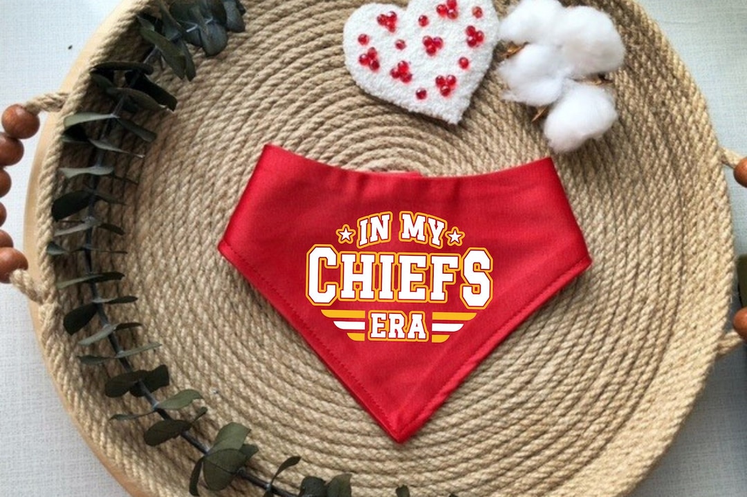 Chiefs Era Dog Bandana: Kansas City Superbowl Game Day Scarf - Etsy