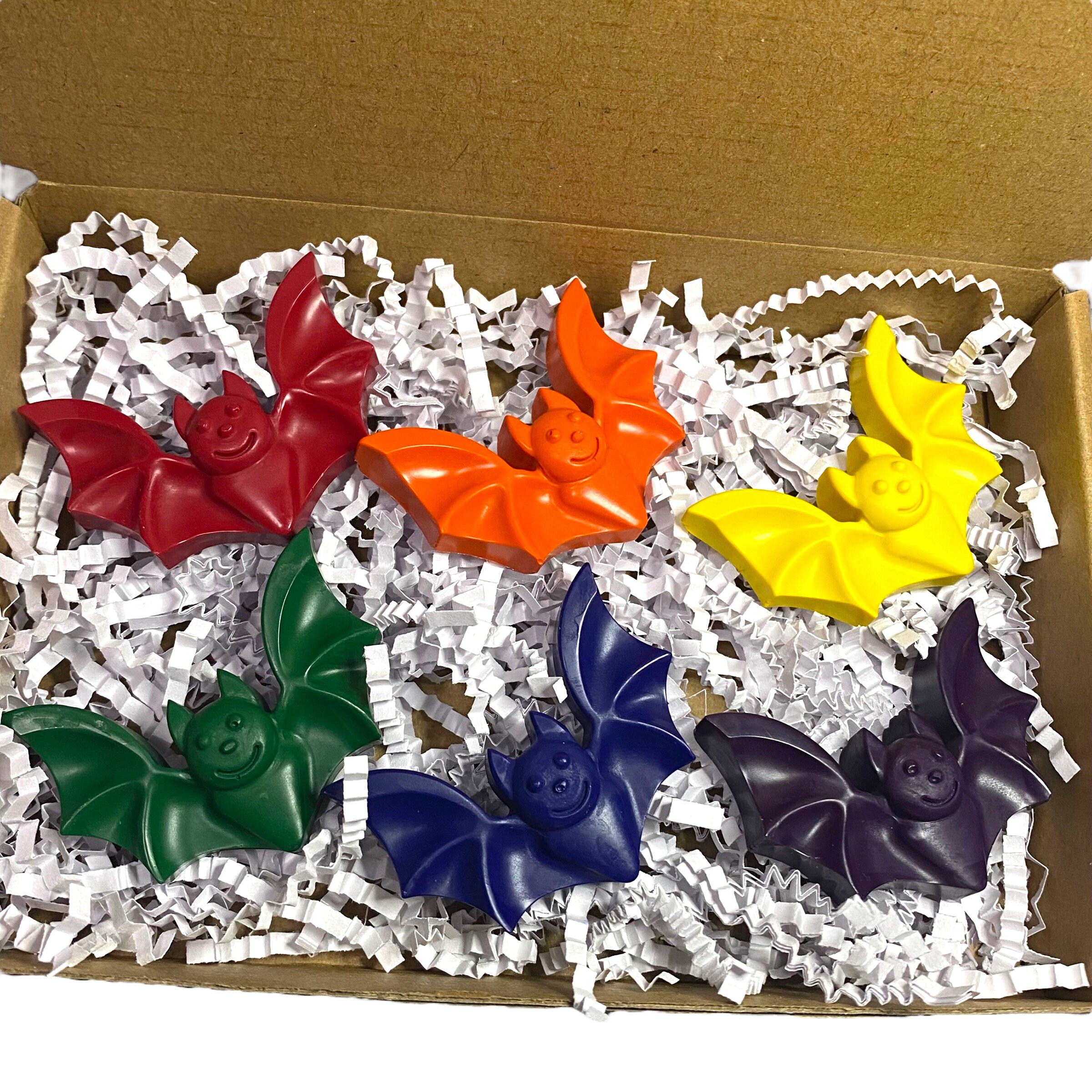 Bats! Halloween Theme Shaped Coloring Crayons - Etsy