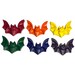 Bats! Halloween Theme Shaped Coloring Crayons - Etsy