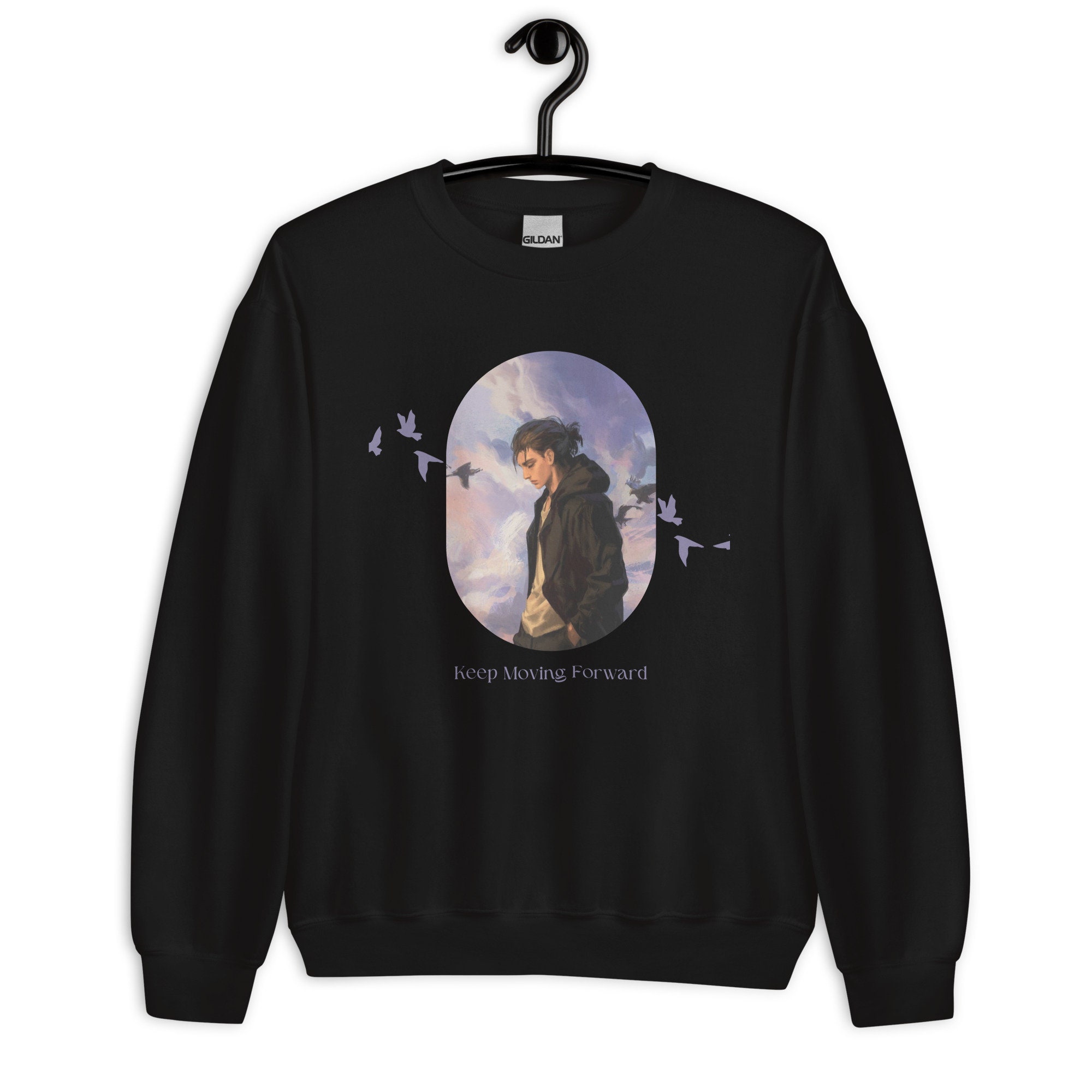 Eren Yeager Keep Moving Forward Sweatshirt - Attack on Titan Inspired ...