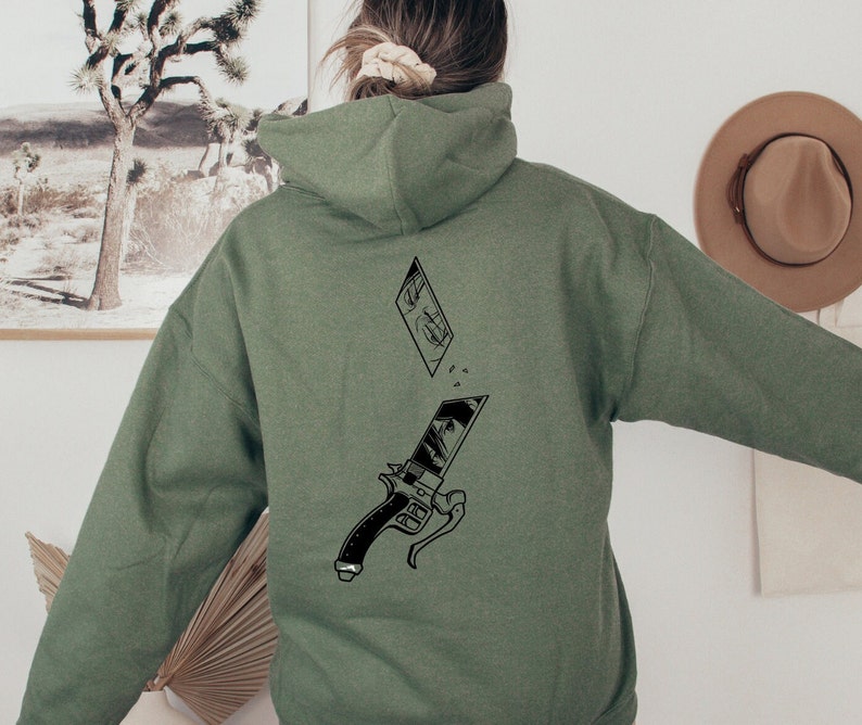 Anime Hoodie levi and Mikasa Ackerman DTG Print Back Design AOT Sweater ...