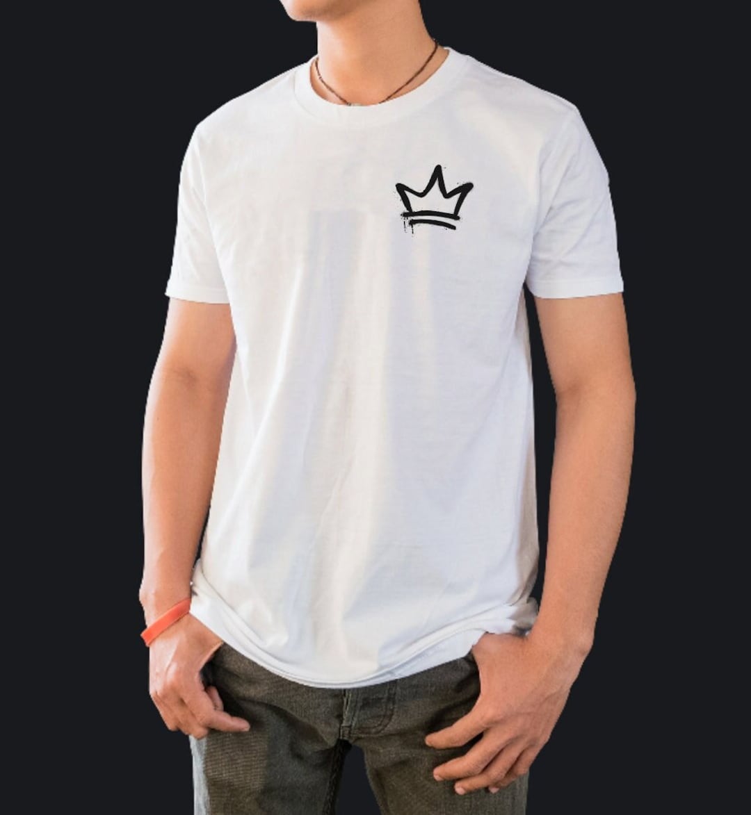 Urban Royalty Graffiti Crown Embroidered Shirt - Streetwear Statement ...
