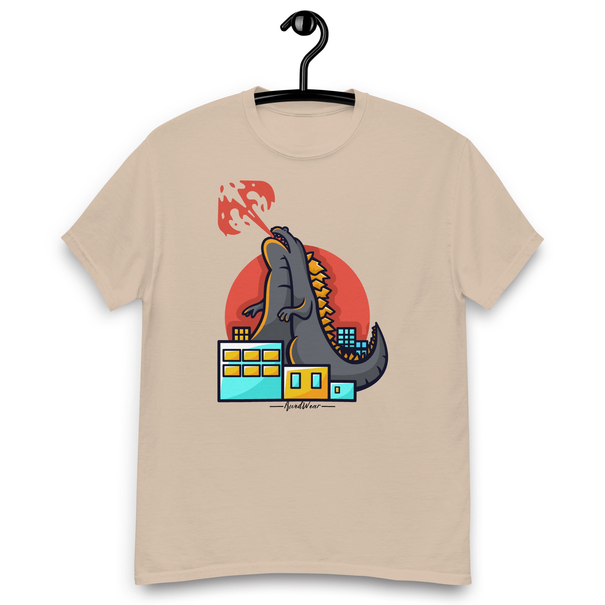 Kaiju T-shirt Godzilla Inspired Unisex Tee Movie Monster DTG Printed ...