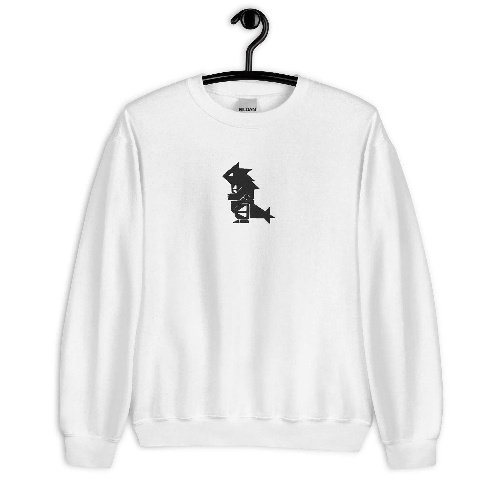 Ancient Art Inspired Pokemon Sweater - Tyranitar Embroidered Minimalist ...