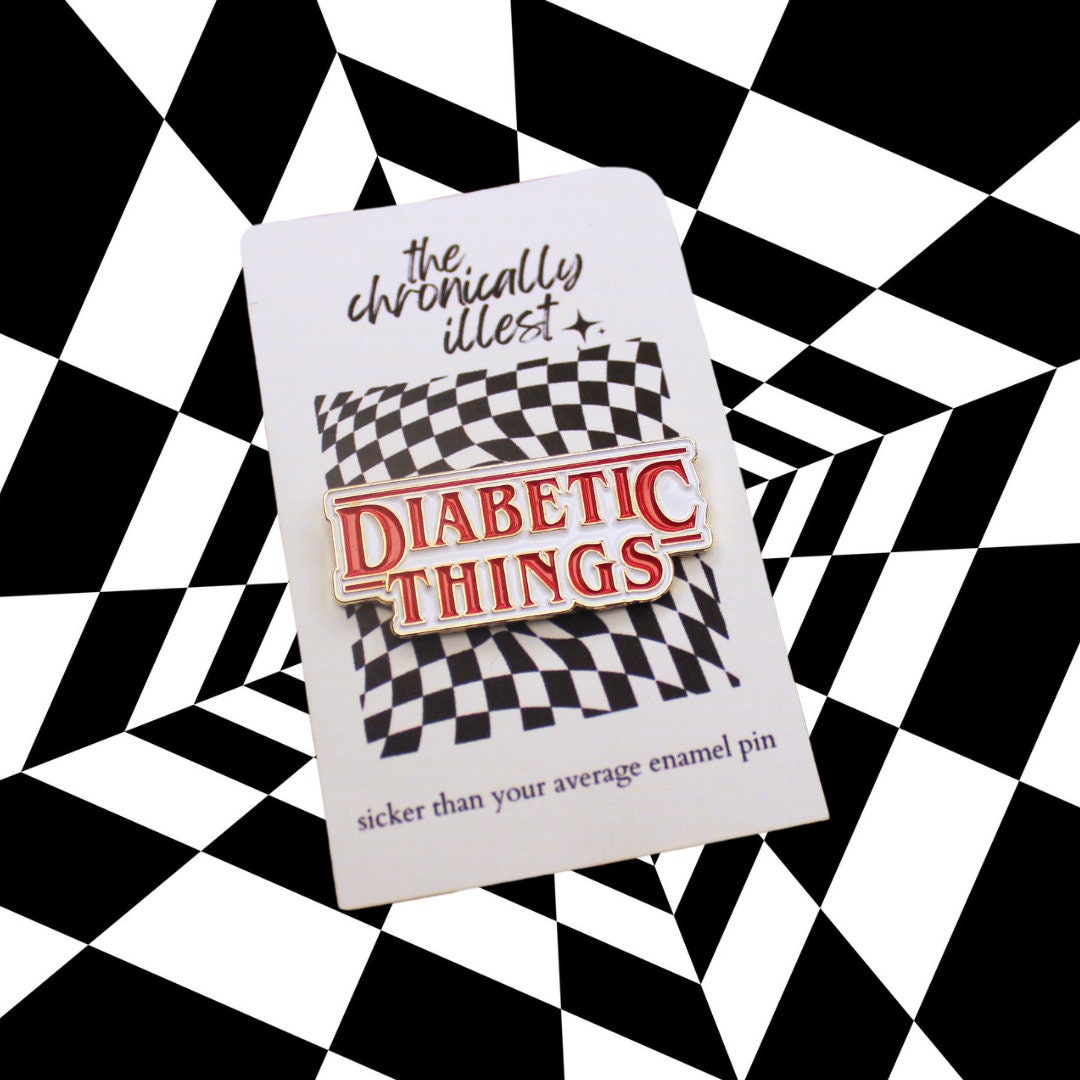 Diabetic Things Enamel Pin / Diabetes Awareness / Type 1 Diabetes Gift ...