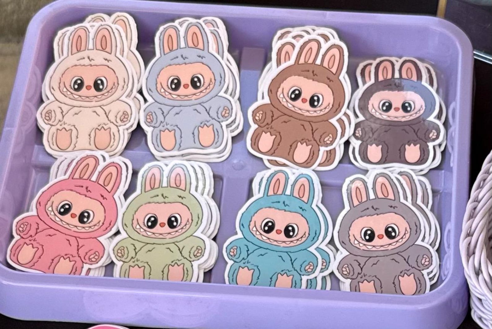 Labubu STICKER Blind Bag - Etsy