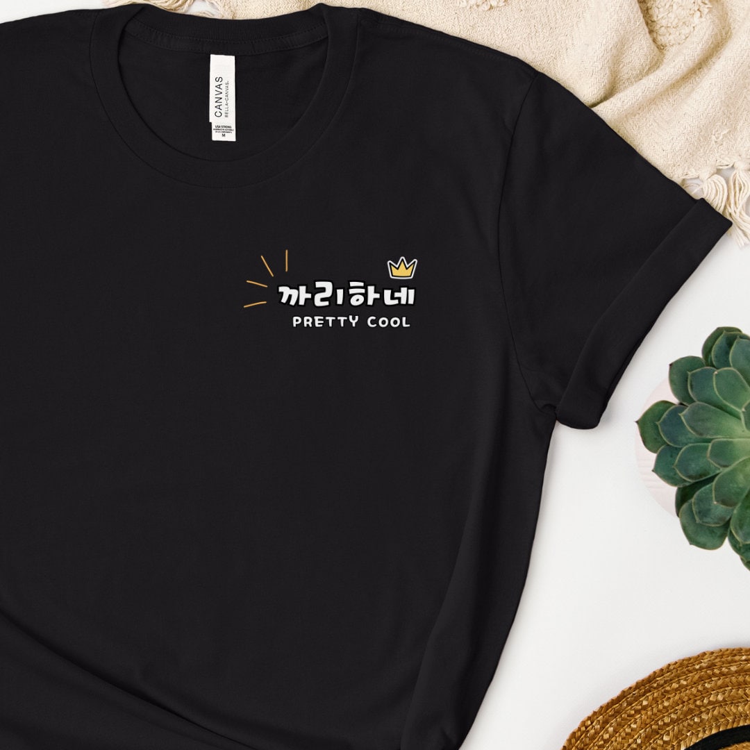 Pretty Cool Busan Korean Hangul Phrase T Shirts Unisex Tshirts Gift for ...