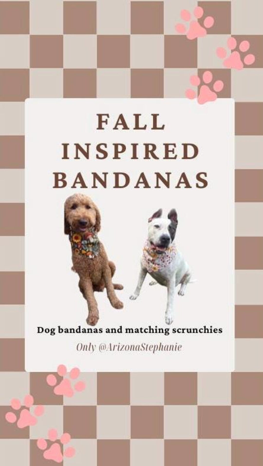 Fall Inspired Dog Bandana Collection- Mushrooms, Burnt Orange, Leaves ...
