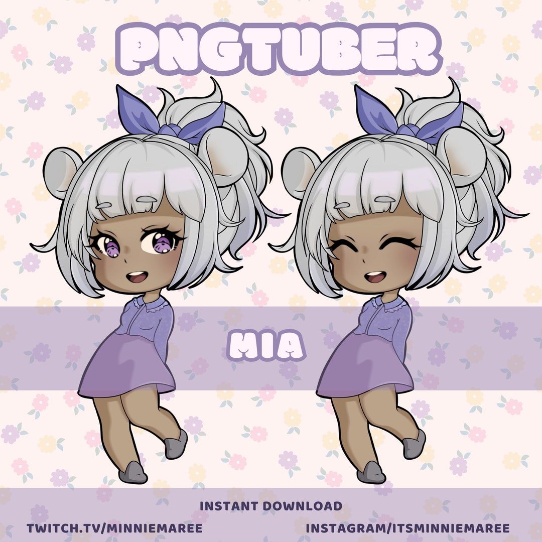 Mia - Mouse Girl Pngtuber for Twitch and Youtube - Etsy