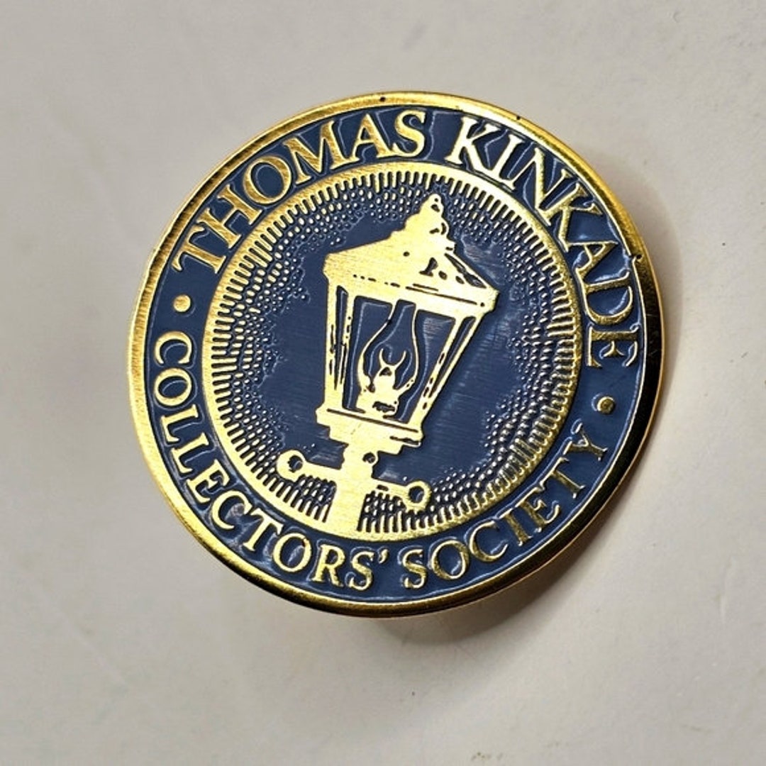 Thomas Kinkade Collectors' Society Lapel Pin Enamel Souvenir Metal ...