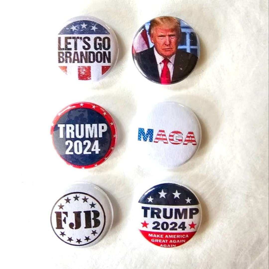 Set of 6 Trump 2024 Magnets MAGA Donald Trump for President Campaign ...