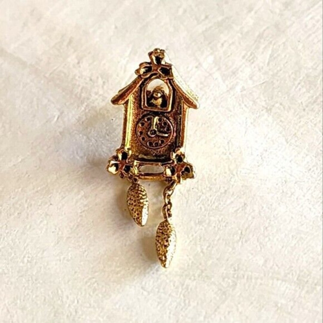 Signed 1981 Avon Cute Cuckoo Lapel Pin Gold Tone Bird Figural Brooch ...
