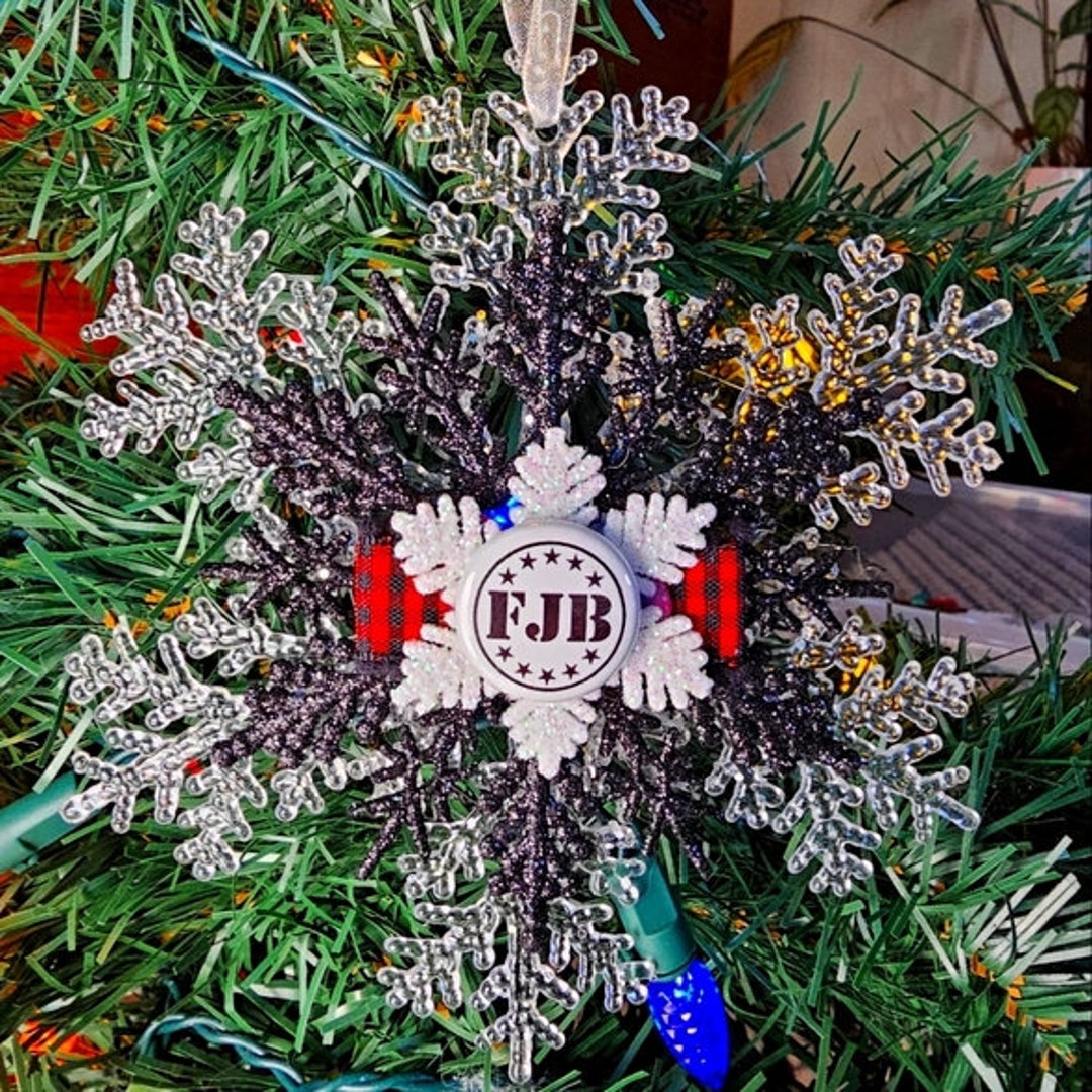 FJB Ornament F&k Joe Biden Republican Political MAGA Let's Go Brandon ...