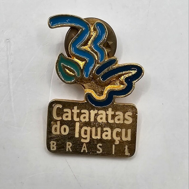 Lot of 3 Cataratas Do Iguaçu Brazil Lapel Pins Souvenir Portuguese ...