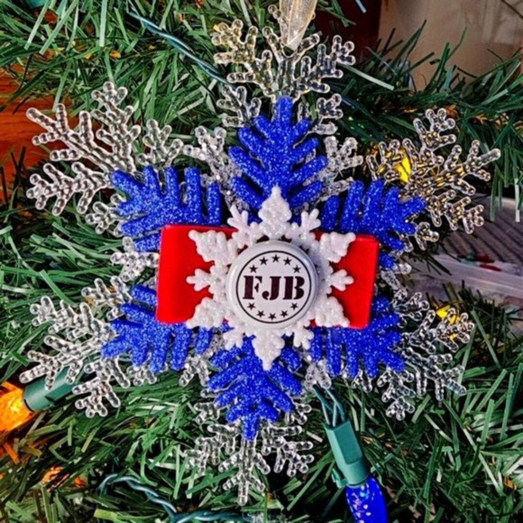 FJB Ornament F&k Joe Biden Republican Political MAGA Let's Go Brandon ...