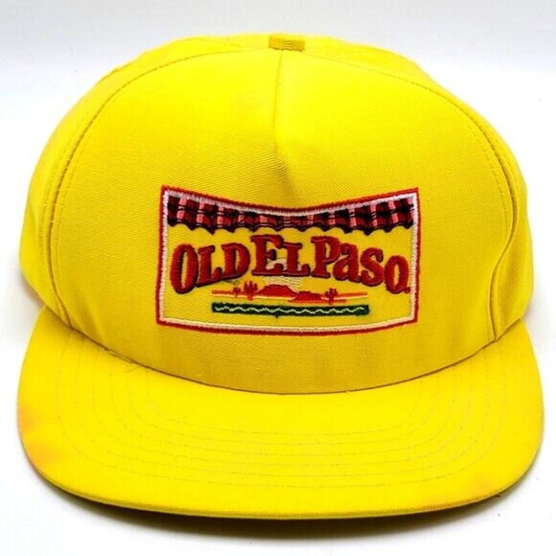 80's Old El Paso Salsa Trucker Hat Snap Back Hat Yellow OSFA Made in ...