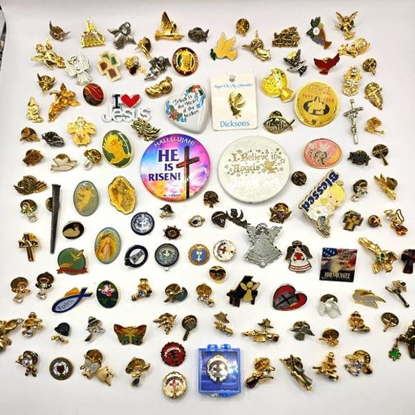 Christian Lapel Pins - Etsy