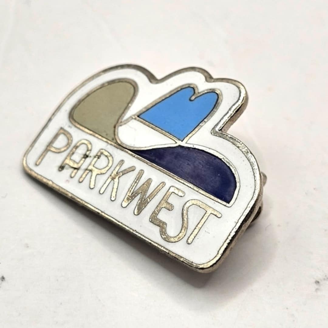 80's Park West Ski Resort Lapel Pin Park City Utah Skiing Enamel ...