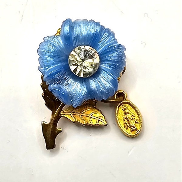 Virgin Mary Pin - Etsy