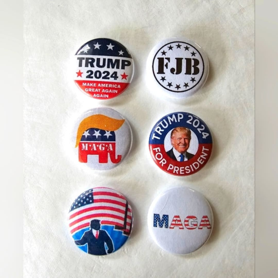Set of 6 Trump 2024 Magnets MAGA Donald Trump for President Campaign ...
