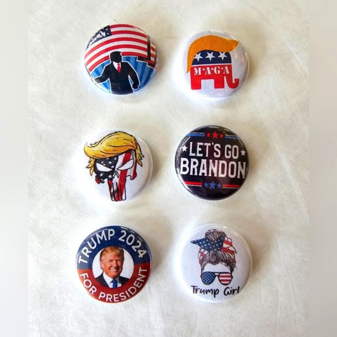 Set of 6 Trump 2024 Magnets MAGA Donald Trump for President Campaign ...
