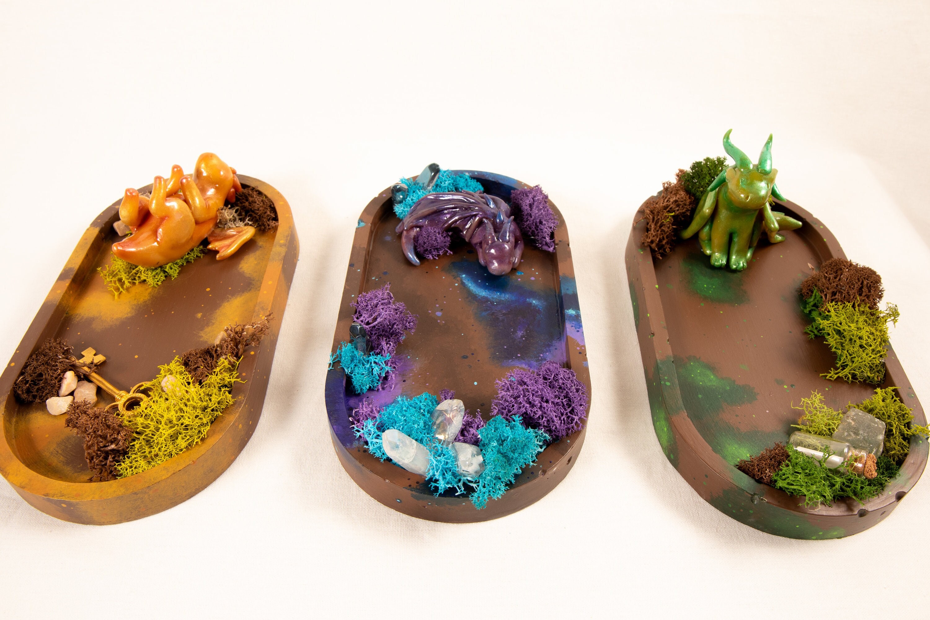 Handmade Dragon Diorama Trays - Etsy