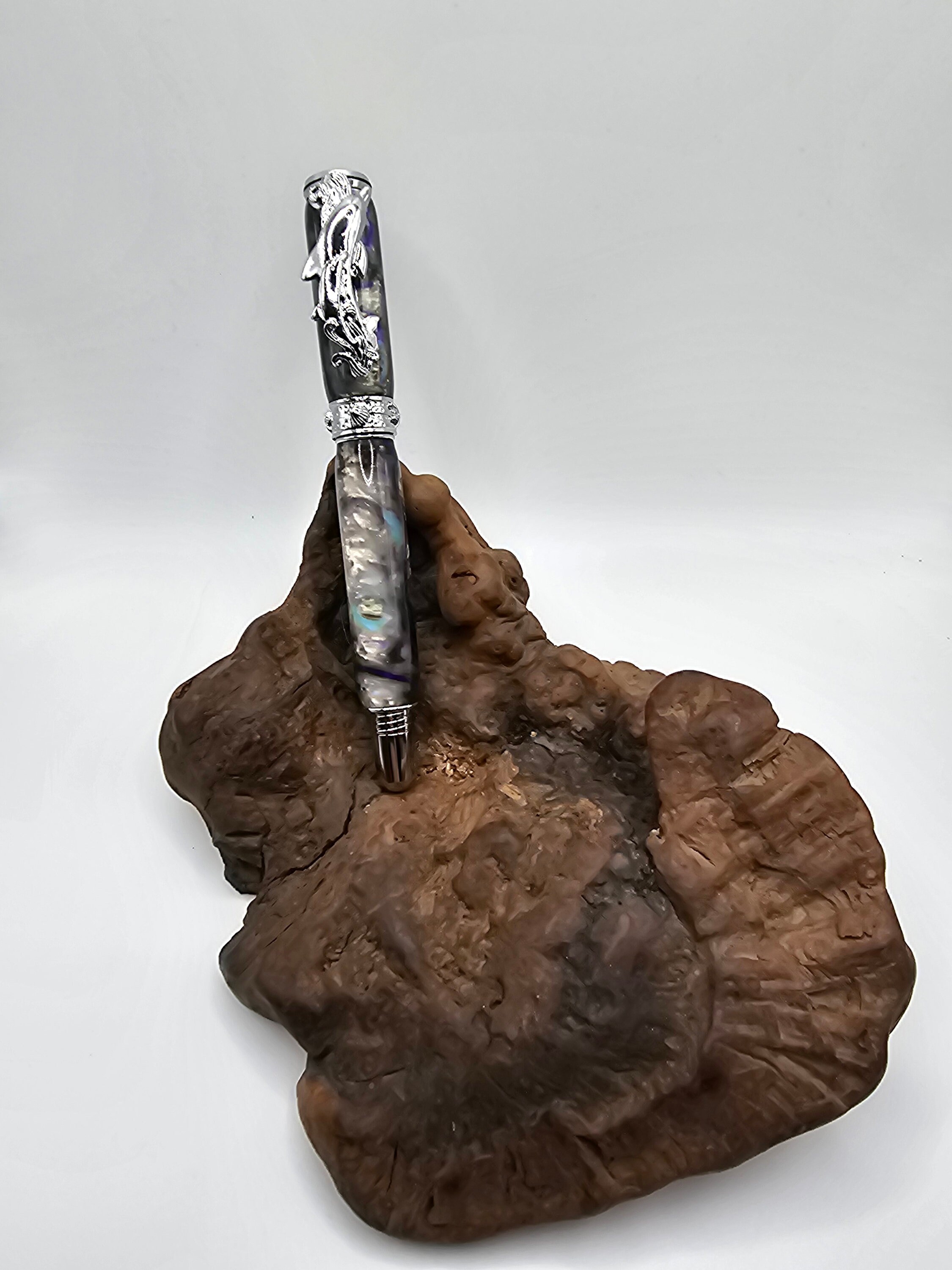 Sea Life Pen With Dolphin Shown in Mother of Pearl Acrylester - Etsy