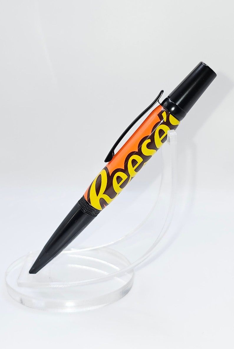 Diamond Knurl Ballpoint Pen Made With Reese's Pieces Candy Wrapper ...
