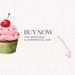 12 Cupcake Clipart - Commercial Use - Watercolor Cupcake Clipart ...