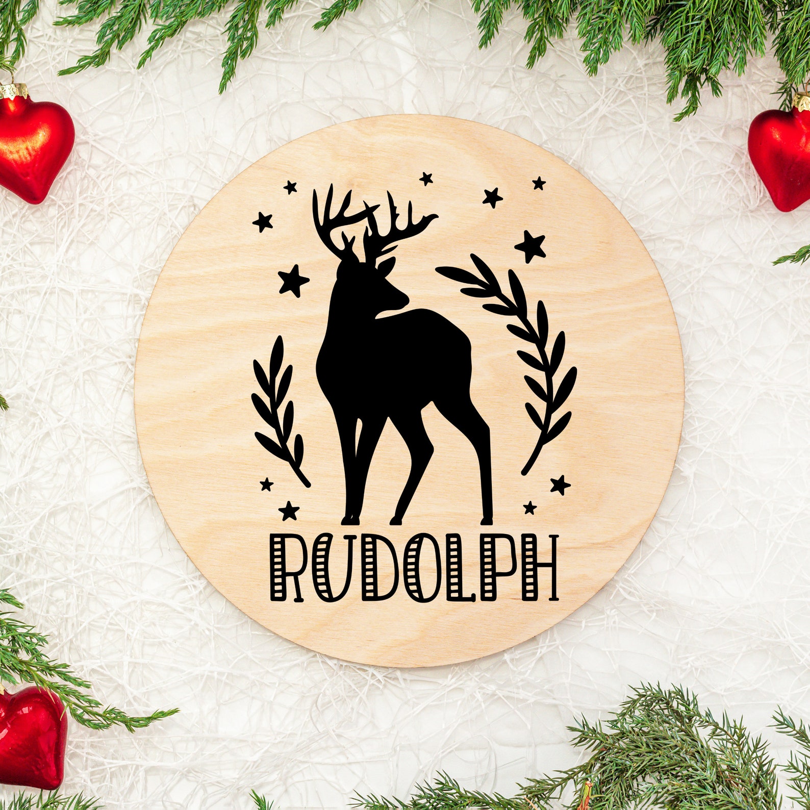 Reindeer Names SVG: Rudolph, Dasher, Dancer (PNG Digital Download) - Etsy