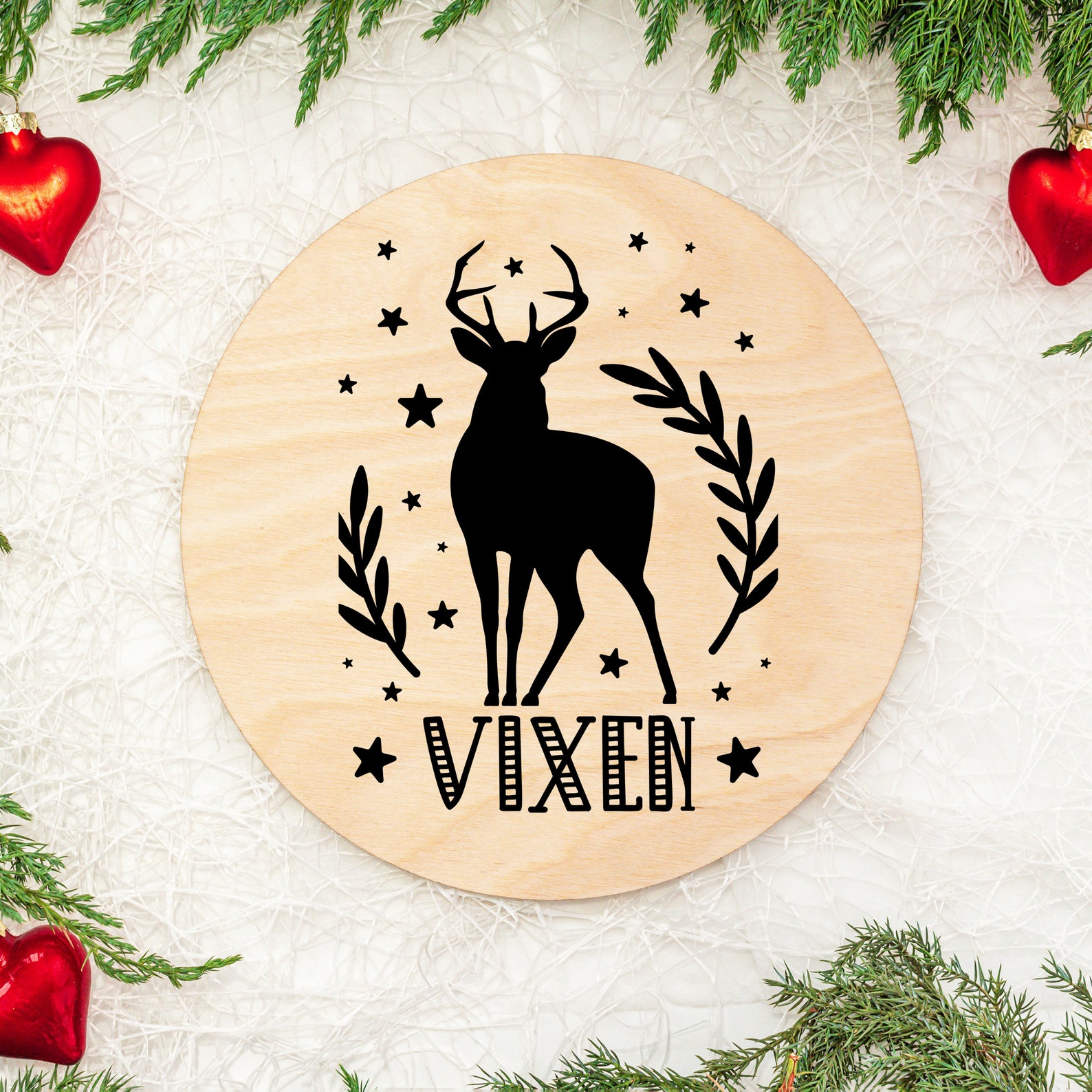 Reindeer Names SVG: Rudolph, Dasher, Dancer (PNG Digital Download) - Etsy