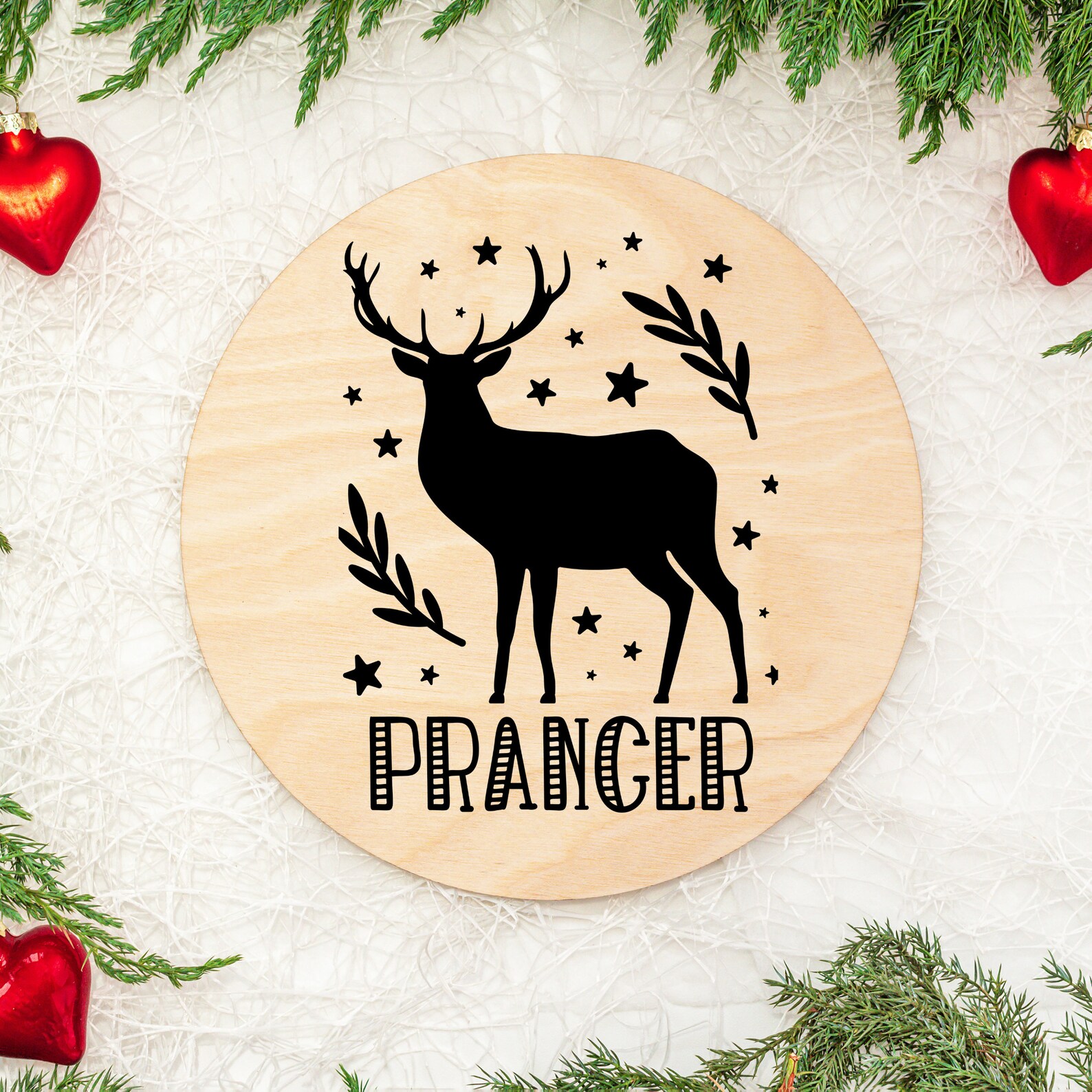 Reindeer Names SVG: Rudolph, Dasher, Dancer (PNG Digital Download) - Etsy