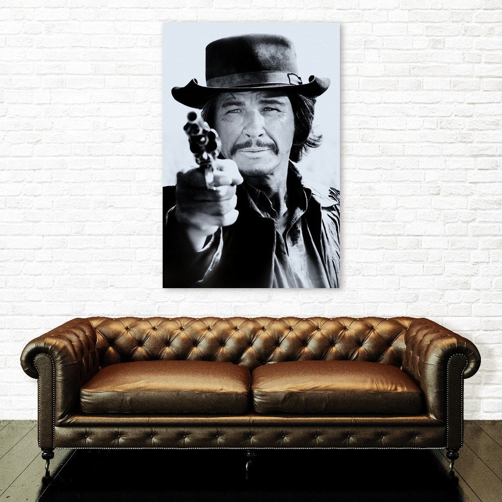 Charles Bronson - Textless, Iconic Movie Legend, Classic Western ...