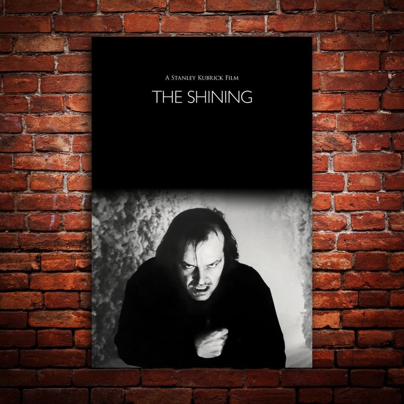 The Shining (1980) - Minimalist Print, Stanley Kubrick, Classic Horror ...