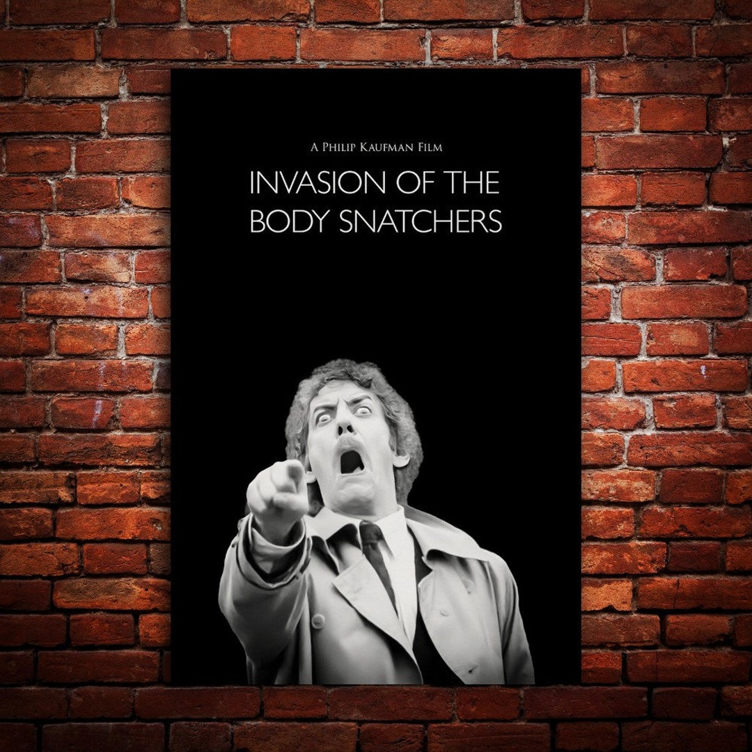 Invasion of the Body Snatchers 1978 Minimalist Print, Classic Cult Sci ...