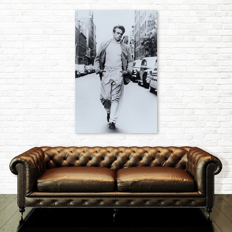 James Dean, New York, 1950s, Iconic Movie Legend, Restored, Silk Screen ...