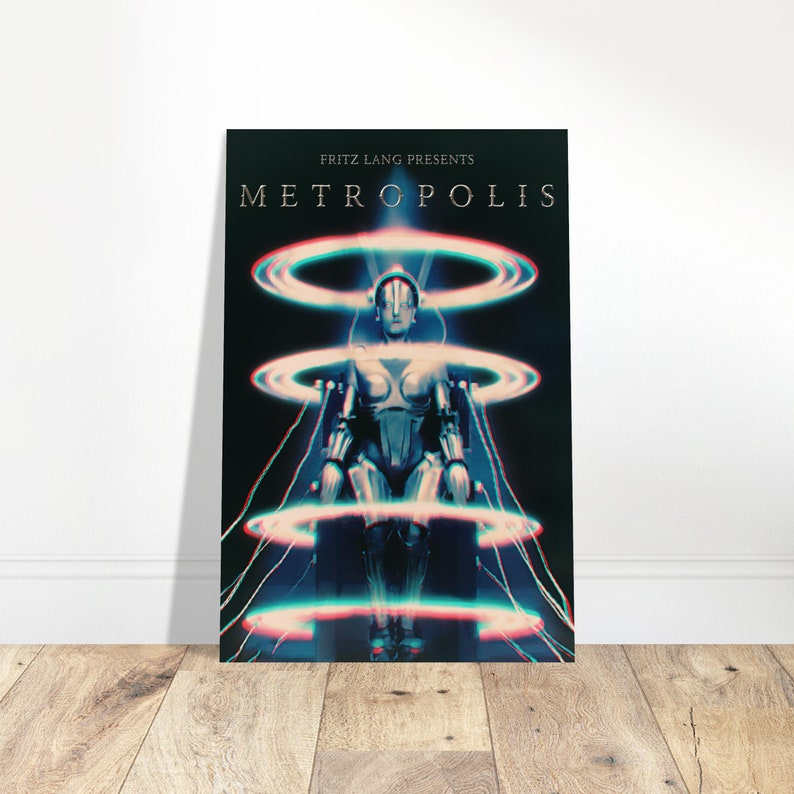 Metropolis 1927 - Custom Print, Fritz Lang, Iconic Classic Sci-fi Movie ...